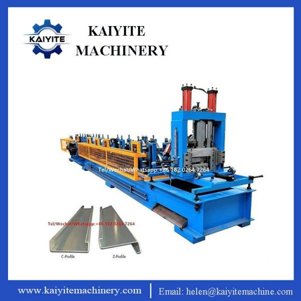 Automatic Fast Interchange Type CZ Purlin Machine – Roll Up Shutter ...